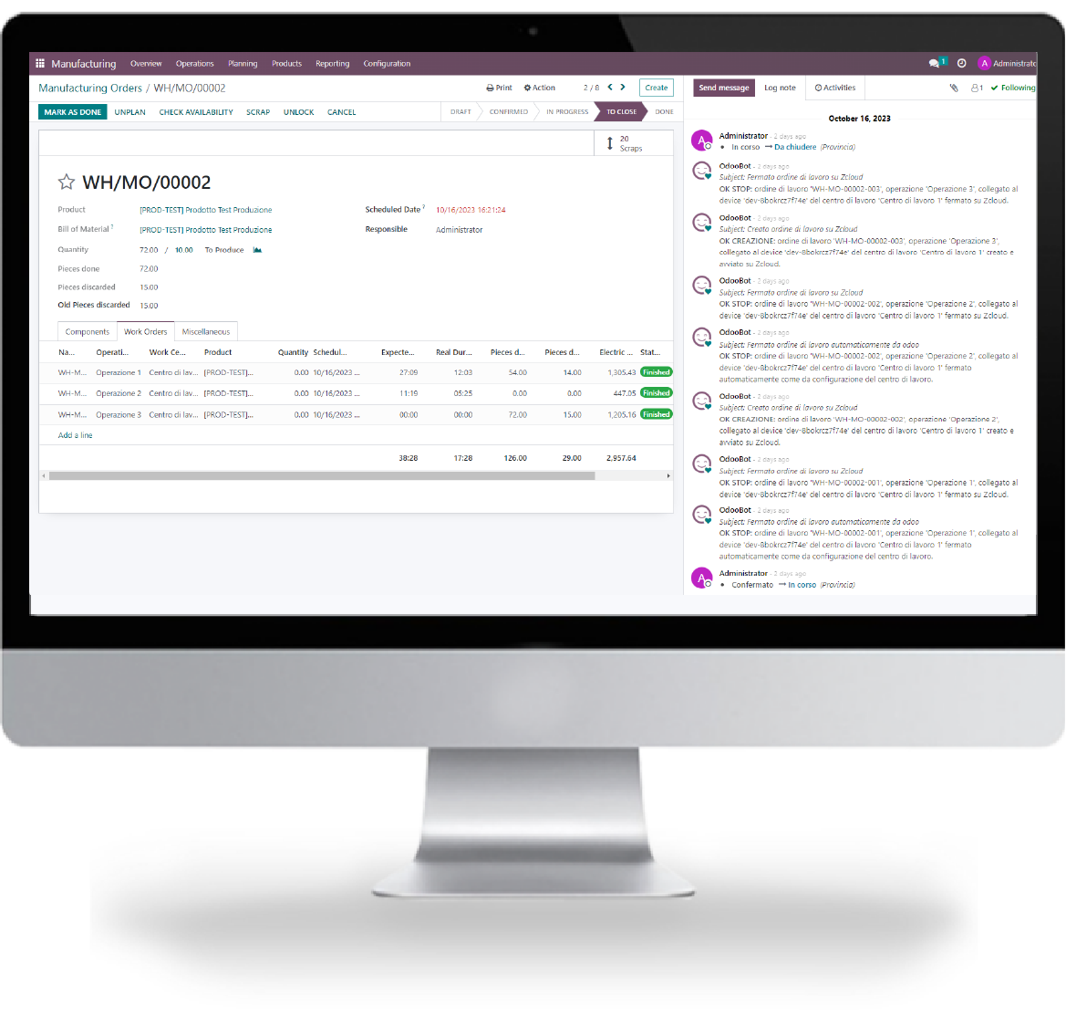 Smart Manufacturing: Zerynth x Odoo